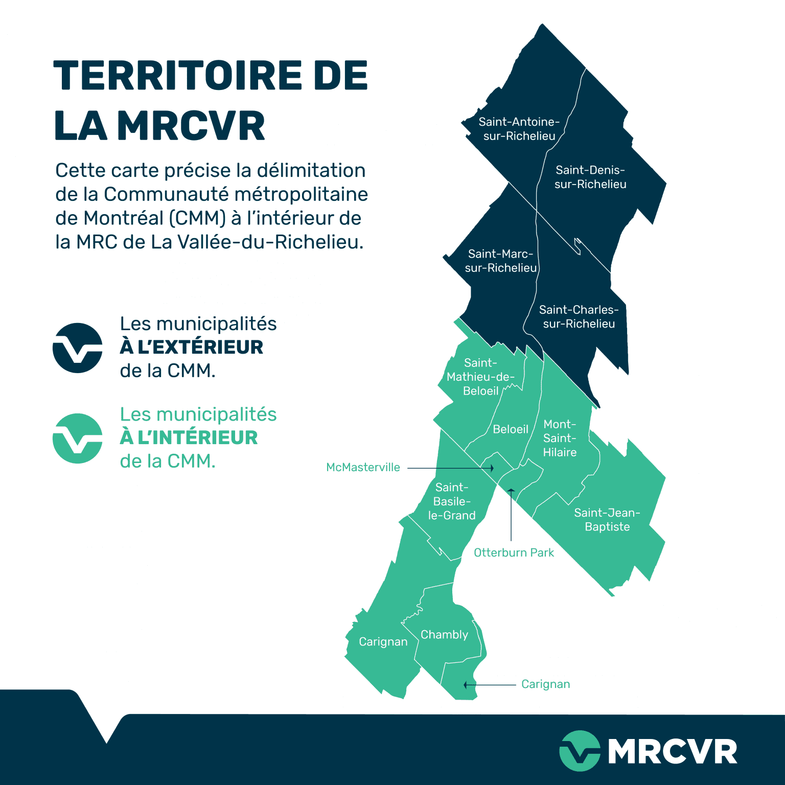 Délimitation de la CMM dans le territoire de la MRCVR - MRC de La ...